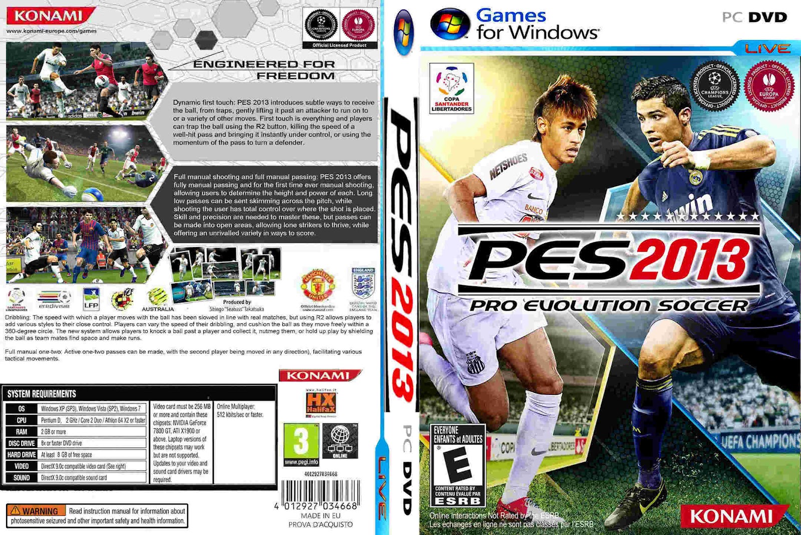 HARD GAMESS: PES 2013 / PC GAMES